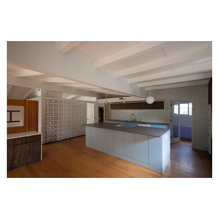 Cliff May Home In Long Beach - Midcentury - Kitchen - Orange County ...