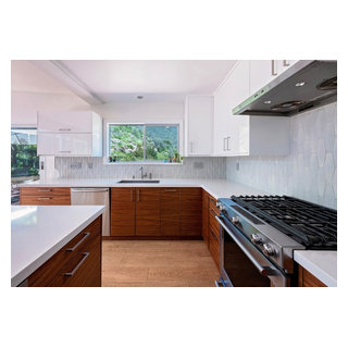 Cloudcroft Drive Kitchen / Malibu, CA - Midcentury - Kitchen - Los ...