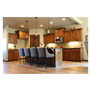 Coeur d'Alene, Idaho Rustic Ranch House - Rustic - Kitchen - Seattle ...