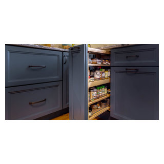 Colonial Blue Kitchen - Traditional - Kitchen - Bridgeport - by Kitchen ...