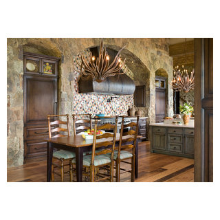 Colorado Ranch Home - Rustic - Kitchen - Denver - by Design House, Inc ...
