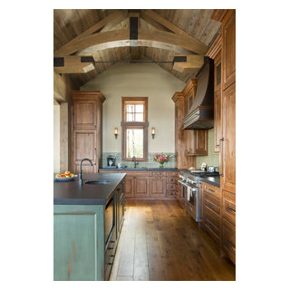 Colorful Ranch Retreat - Rustic - Kitchen - Denver - by JJ Interiors ...