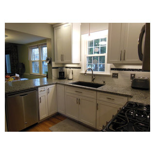 Complete Kitchen Remodel - Diamond Cabinets with Granite Countertops ...