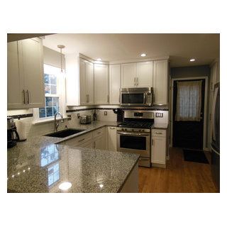 Complete Kitchen Remodel - Diamond Cabinets with Granite Countertops ...