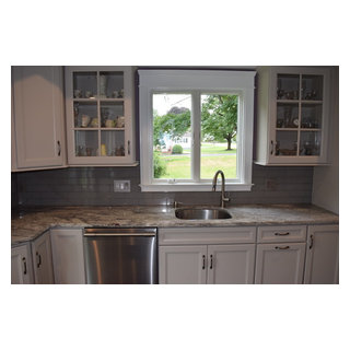 Complete Remodel of 1918 Colonial - Traditional - Kitchen - Boston - by ...