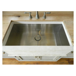 Concrete farm sink - Farmhouse - Kitchen - Other - by Atmosphyre | Houzz