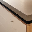 Concrete island benchtop with shadowline - Contemporary - Kitchen ...