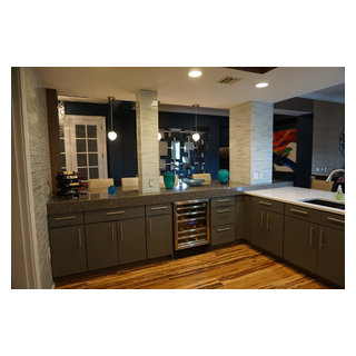 Condo Remodel - Modern - Home Bar - Tampa - by CMK Construction Inc ...