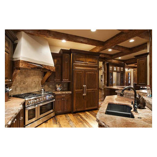 Conifer Colorado Mountain Ranch Home - Rustic - Kitchen - Denver - by ...
