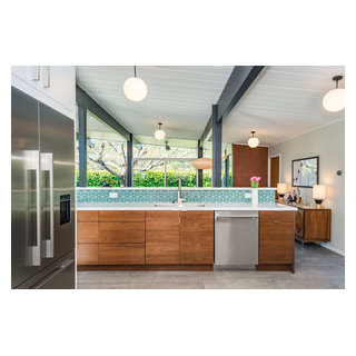 Contempo Slab Cabinets - Midcentury - Kitchen - San Francisco - by Mod ...