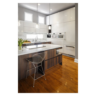 Contemporary Glass Kitchen Design - Astro Design - Ottawa ...