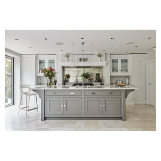 Contemporary Grey Kitchen - Transitional - Kitchen - Manchester - by ...