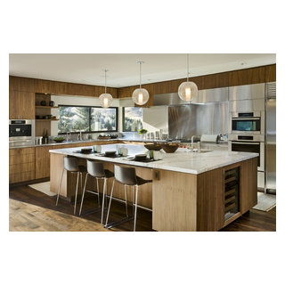 Contemporary Home in Sun Valley - Contemporary - Kitchen - Boise - by ...