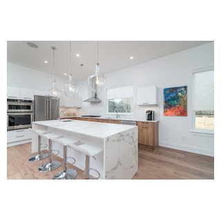 Contemporary Kitchen in Charlotte's First Solar Community ...