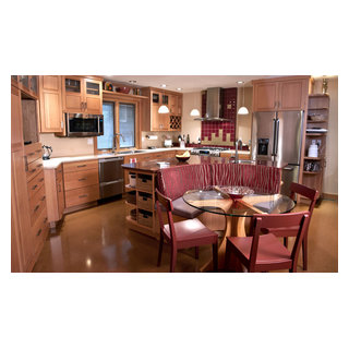 Contemporary Kitchen Remodel Urbana - Contemporary - Kitchen - Chicago ...