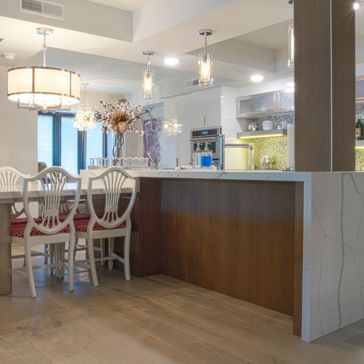 Calacatta Quartz Kitchen Countertops - Photos & Ideas | Houzz