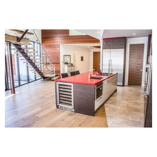 Contemporary Kitchen with Open Space View - Contemporary - Kitchen ...