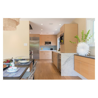 Contemporary Rift Cut White Oak Kitchen Cabinets - Contemporary ...