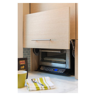 Contemporary Rift Cut White Oak Kitchen Cabinets - Contemporary ...