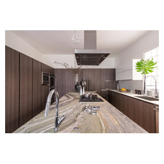 Contemporary River Jade Kitchen Island - Contemporary - Kitchen ...