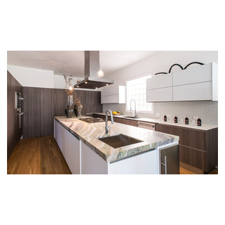 Contemporary River Jade Kitchen Island - Contemporary - Kitchen ...