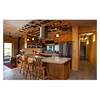 Contemporary Santa Fe kitchen - Southwestern - Kitchen - Albuquerque ...
