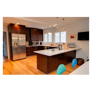 Contemporary Wenge Kitchen - Contemporary - Kitchen - New York - by New ...