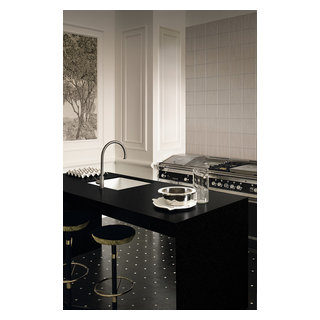 Corian® Deep Night Sky Cosmopolitan Chic Kitchen - Contemporary ...