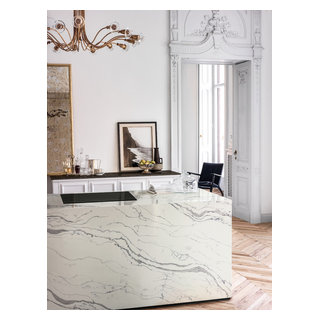 Corian® Quartz Versilia Grigio - Traditional - Kitchen - Wilmington ...