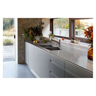 Corian Solid Surface Pebble Terrazzo - Contemporáneo - Cocina - Delhi ...