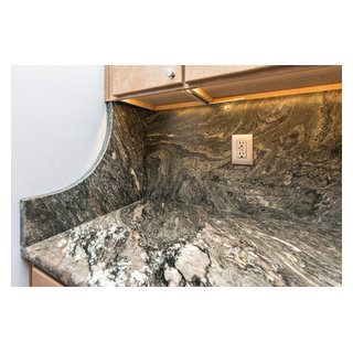 Cosmos Metalicus Granite - Contemporary - Kitchen - DC Metro - by ...
