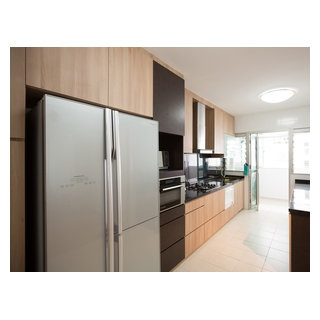 Costa Ris 5 Room HDB - Scandinavian - Kitchen - Singapore - by KWYM ...