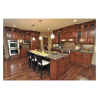 Craftsman Home With Indoor Sports Court - Craftsman - Kitchen ...