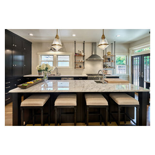 Craftsman Style Kitchen with feature island - Classique Chic - Cuisine - San Francisco - par ...