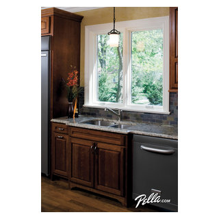 Create a light breeze with Pella® ProLine® 450 Series® casement windows ...