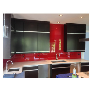 Creative Glass for the Home - Modern - Kitchen - Raleigh - by Clear-Vue ...