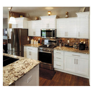 Crema Delicatus Granite Countertop - Traditional - Kitchen - Raleigh ...