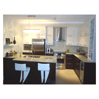 Cuisine 2 tons - Modern - Kitchen - Other - by SECOYA | Houzz