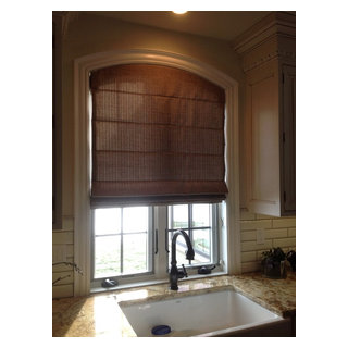 Custom Arch-Top Roman Shade - Transitional - Kitchen - Other - by L & L ...