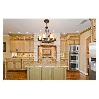 Custom Arched Stonework Architecture - Rustic - Kitchen - Dallas - by ...