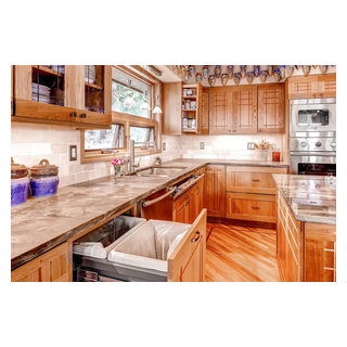 Custom Boulder Kitchen with Creative Amenities - Arts & Crafts ...