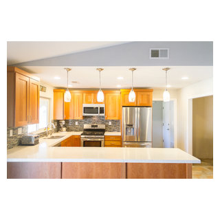 Custom Cherry Cabinets - Southwestern - Kitchen - Los Angeles - by ...