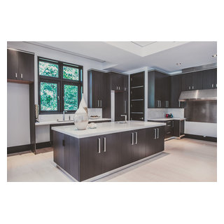 Custom Contemporary Design Build - Contemporary - Kitchen - Miami - by ...