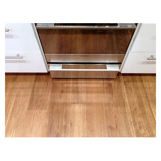 Custom Finish on Character Grade Hickory - Contemporary - Kitchen ...
