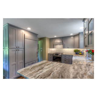 Custom Fridge Panels - Traditional - Kitchen - Seattle - by ctm Remodel ...