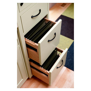 Custom hanging file cabinet. - Craftsman - Staircase - Other - by Blue ...