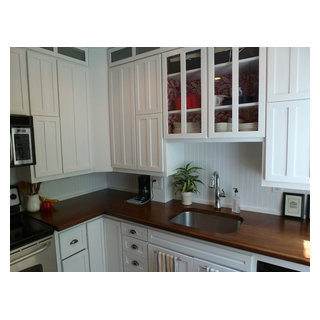 Custom Hickory Wood Countertops - Craftsman - Kitchen - Other - by The ...