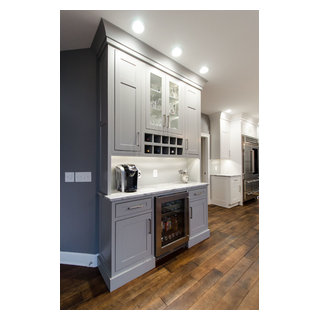 Custom Inset Dry Bar - Modern - Kitchen - New York - by Inde Kitchen ...