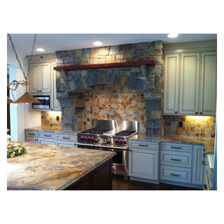 Custom Kitchen at the the Wilton Renovation - Traditional - Kitchen ...