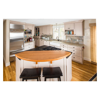Custom Sand Kitchen - Traditional - Kitchen - Boston - by White Wood ...